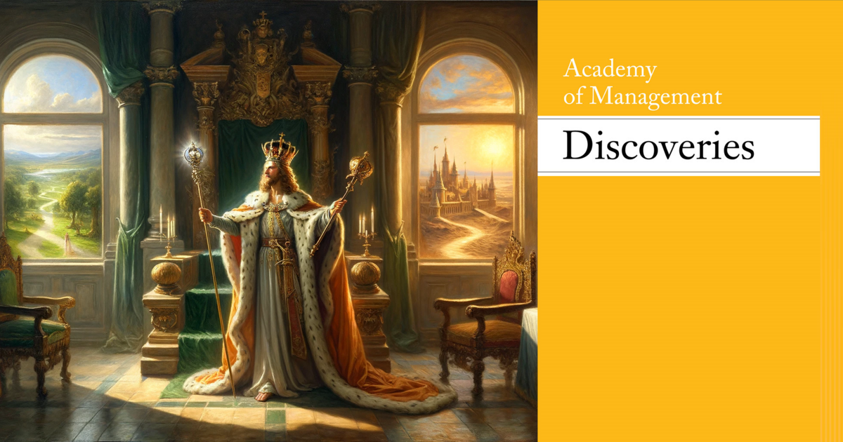 Publication in Academy of Management Discoveries - WiWi - TU Dortmund